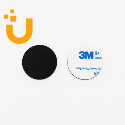 Wholesale 30mm Round 0.2mm Anti-Metal NTAG213 ON-METAL Black PVC Token ...