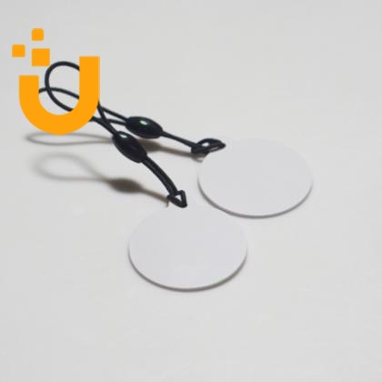 Wholesale 30MM Round PVC Material NFC Hang Tag With Elastic Strip,30MM ...